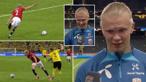 Erling Haaland Admits Norway Teammate Dived In Hilarious And Refreshing