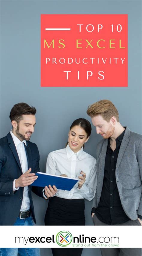 Top 10 Excel Productivity Tips Myexcelonline Microsoft Excel