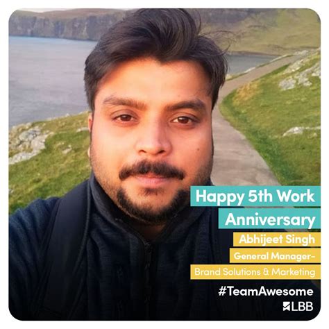 lbb little black book on linkedin happy work anniversary abhijeet