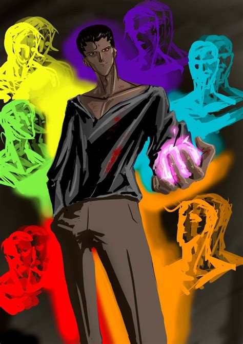Download Sensui Shinobu In Dynamic Pose Wallpaper