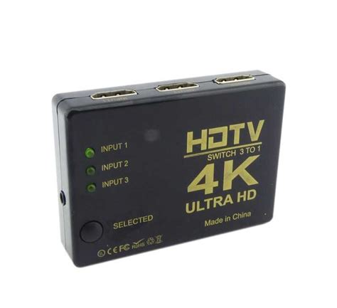Switch Selector 1x3 Hdmi Ultra Hd