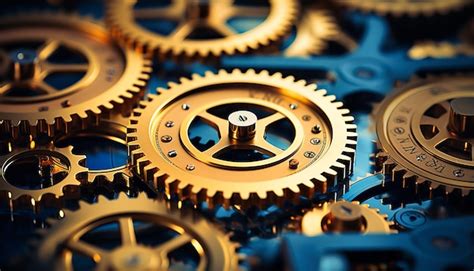 Premium Ai Image Interlocking Gears Demonstrating The Seamless
