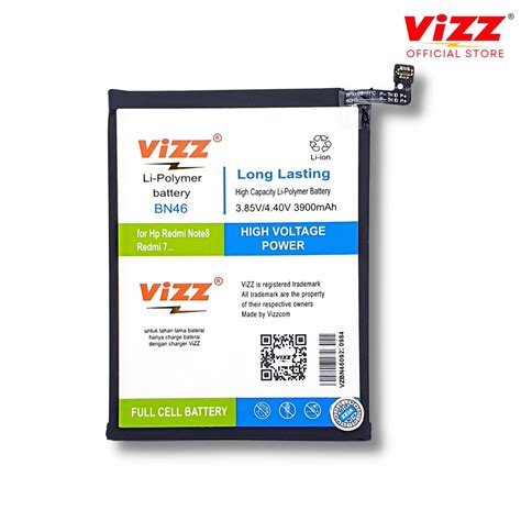 Jual Vizz Baterai Xiaomi Bn Batre Redmi Note Redmi Redmi Note Shopee Indonesia