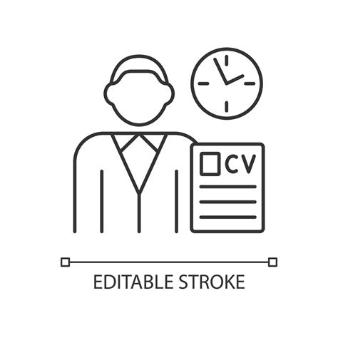 Job Applicant Rgb Linear Icon 3602715 Vector Art At Vecteezy