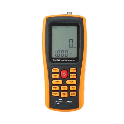 Jual Benetech Anemometer Hot Wire USB Data Flow Meter Air Velocity Temperature GM 8903 Di Seller
