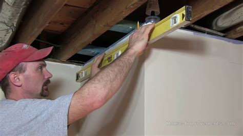 How To Install A Suspended Or Drop Ceiling Dropped Ceiling Diy Drop Ceiling Install Drop Ceiling