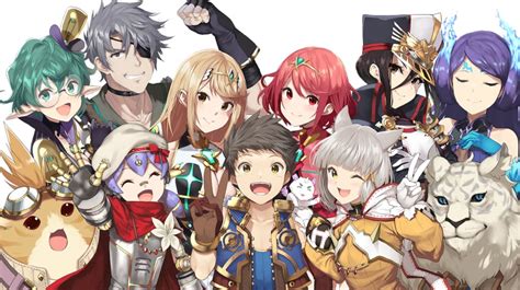 Pyra Mythra Nia Rex Morag Ladair And 8 More Xenoblade Chronicles