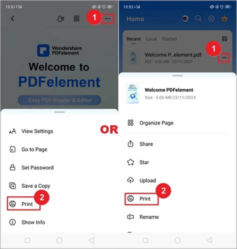 print pdf on android