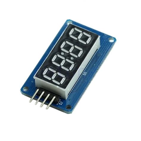 mÓdulo tm1637 display 7 segmentos de 4 dÍgitos electrónica sigma