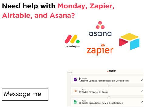 Help With Monday Zapier Airtable And Asana For Project Management Upwork