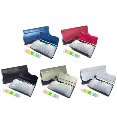 Accordion Folder Multi Layer File Wallet Receipt Document Folder For Women Men 17 49 Picclick Au
