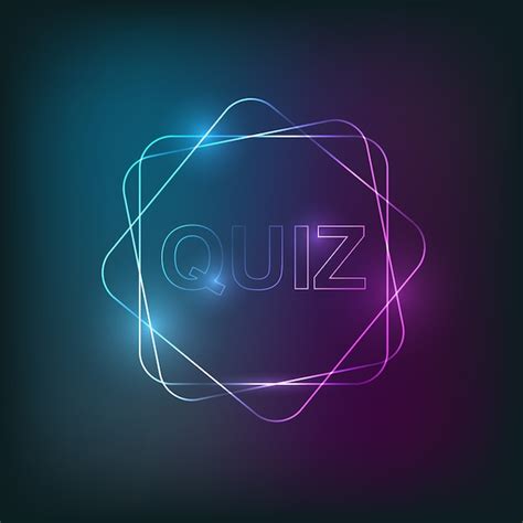 Premium Vector Quiz Abstract Background