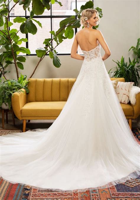 Plus Size Drop Waist A Line Wedding Dress Miley