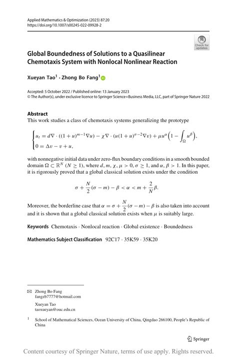 Global Boundedness Of Solutions To A Quasilinear Chemotaxis System With Nonlocal Nonlinear