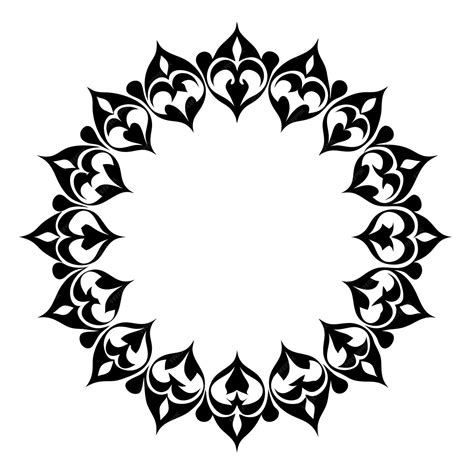 Floral Ornament Vector Art Design Premium Ai Generated Vector