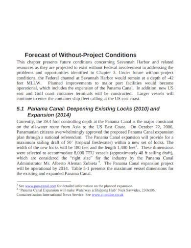 10 Project Forecast Templates DOC PDF