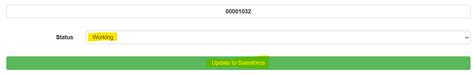 Update Salesforce Case Status Without Submitting The Form