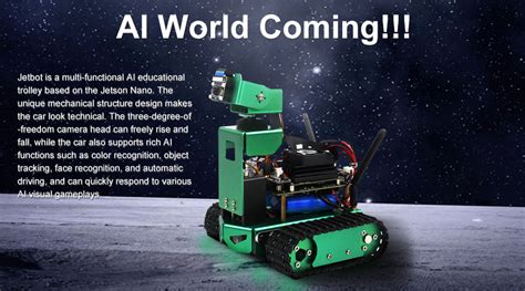 Yahboom Jetbot Ai Robot With Hd Camera Coding With Python For Jetson