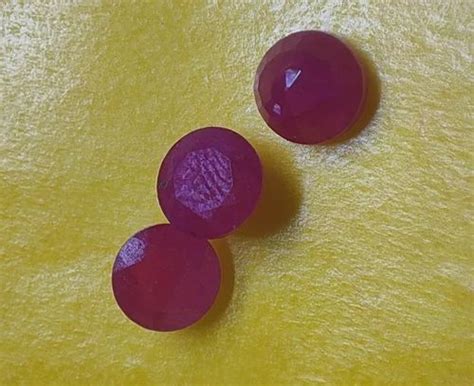 Round Pink Ruby Gemstone 6 Carat At Rs 500 Carat In Jaipur Id 2850314916897