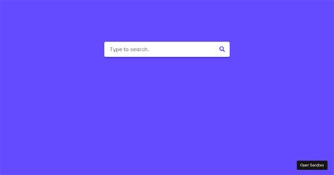 Search Bar With Auto Complete Search Codesandbox