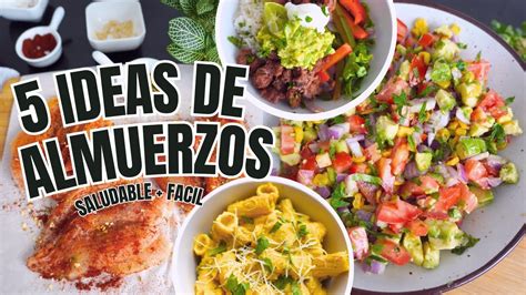 Una Semana De Almuerzos Saludable Y Fácil Recetasfaciles Youtube