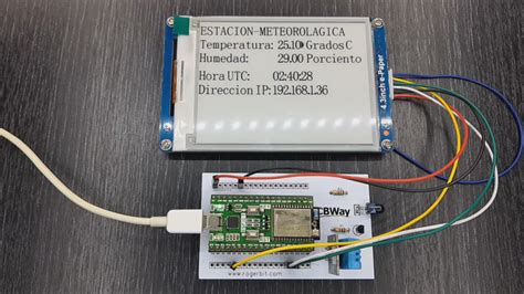 Weather Station With Webserver Esp32 And E Paper Screen Rogerbit