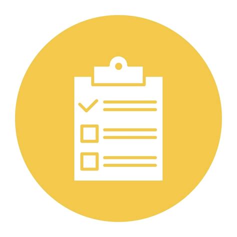 Premium Vector Checklist Vector Illustration