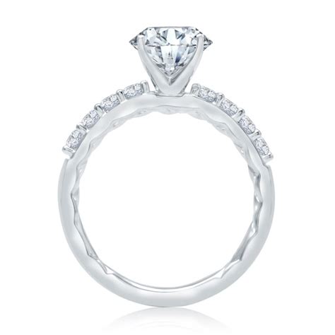 Platinum Classic Semi Mounting Engagement Ring Me1401q40