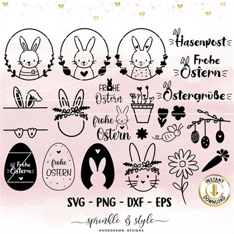 happy easter plotter file plotter file svg png rabbit plotter file