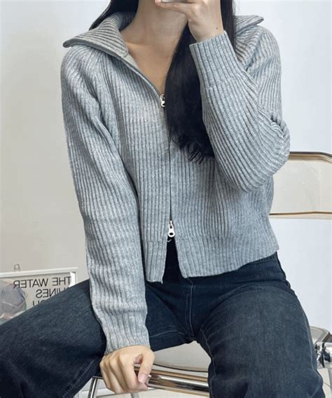 [투웨이ver 고퀄짜임] 자동여리핏 완성 투웨이 니트집업 활용도갑 데일리템 4컬러 가을아우터 가을집업 가을옷 가을니트 긴팔 봄