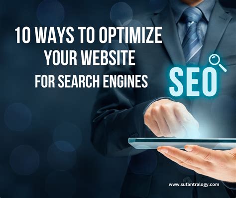 10 ways to optimize your website for search engines