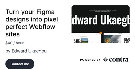 Turn Your Figma Designs Into Pixel Perfect Webflow Sites By Edward Ukaegbu