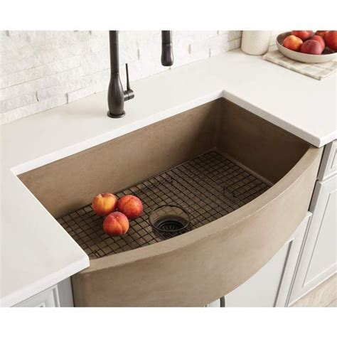 Native Trails Nskq3320 Nativestone 33 Quartet Curved Apron Front Sink Native Trails Kitchen
