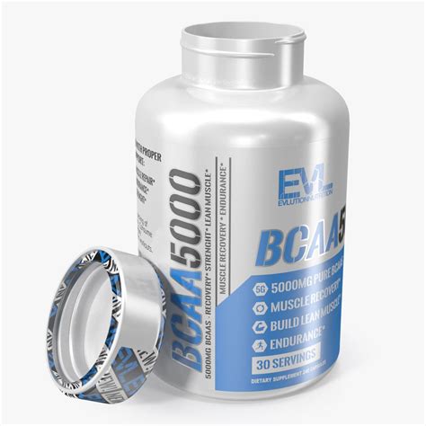 Evlution Nutrition Bcaa 5000 Powder 5 Grams Of Bcaas 3d Model 19