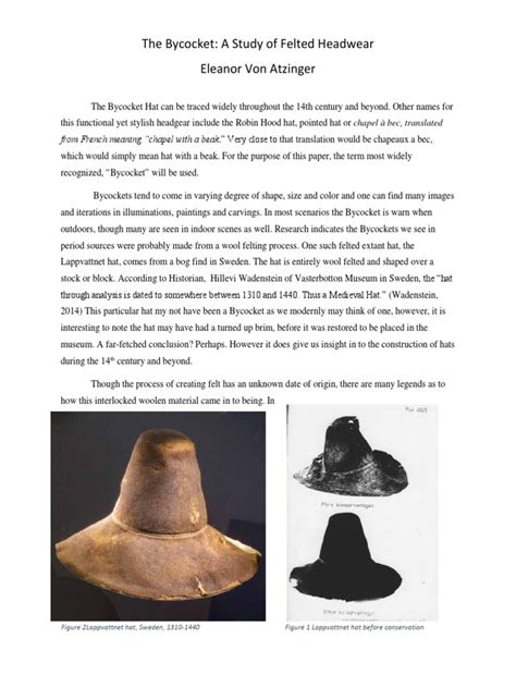 Bycocket Final Paper Pdf Wool Hat