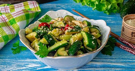 Модные блюда из огурцов Со Вкусом