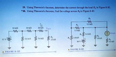 SOLVED Using Thevenin S Theorem Determine The Current Through The Load R L In Figure
