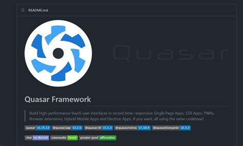 Docs Banner Not Visible In Dark Mode Recolor Issue Quasarframework Quasar GitHub