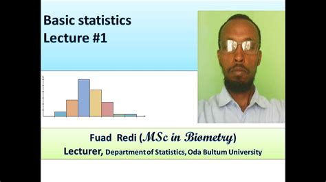 basic statistics lecture 1 youtube