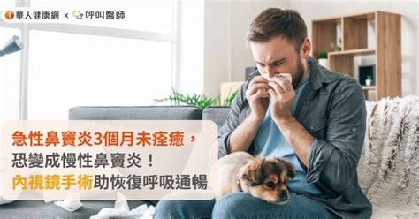 6425 易發 急性鼻竇炎3個月未痊癒恐變成慢性鼻竇炎內視鏡手術助恢復呼吸通暢CMoney 股市爆料同學會