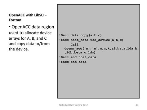 Ppt Introduction To Openacc Powerpoint Presentation Free Download