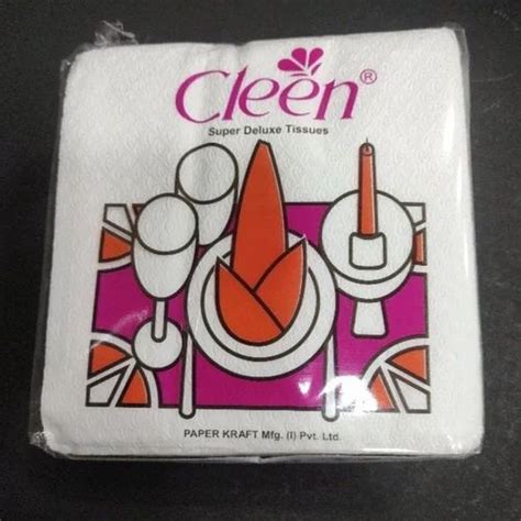 Cleen Tissue Paper Napkin At ₹ 52 Pack Printed Tissue Paper In Pune Id 2849781748397