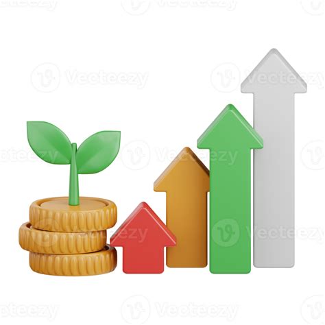 3d Rendering Profit Isolated Useful For Business Analytics Web Money And Finance Design