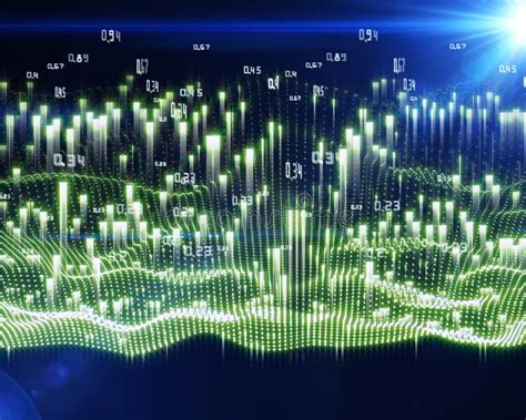 Abstract Analysis Infographic On Shines Background Big Data Stock Illustration Illustration