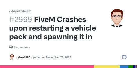 Fivem Crashes Upon Restarting A Vehicle Pack And Spawning It In · Issue