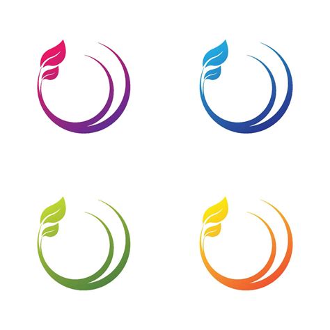 Tree Leaf Icon Set 4940671 Vector Art At Vecteezy