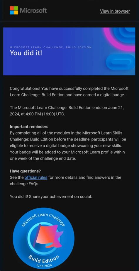Priyankar Shukla On Linkedin Microsoftlearn Bulidedition June2024