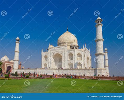 Taj Mahal Un Du ` S Du Monde Se Demande Et Une Légende De Lamour éternel De Lempereur Et De