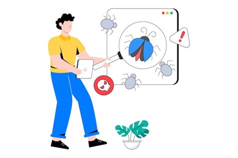 Premium Vector Malware Flat Style Design Vector Illustration Stock Illustration