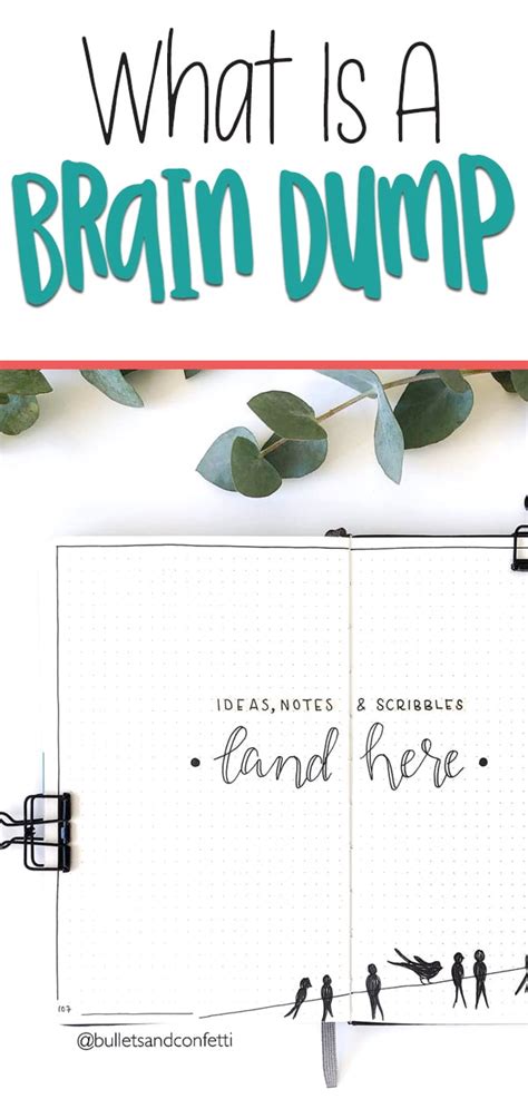 Master The Brain Dump To Declutter Your Mind Planning Mindfully